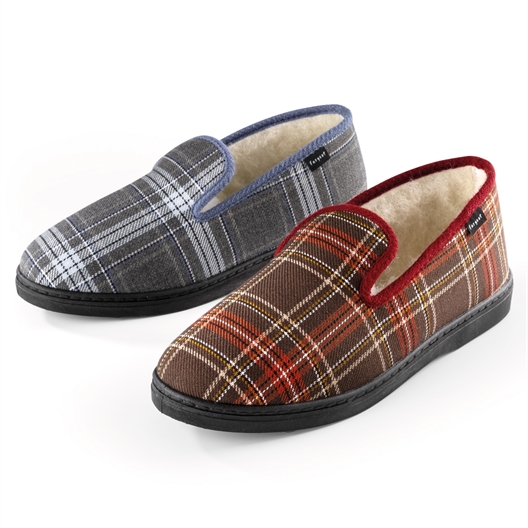 Pantoufles Gardon Gris/bleu - taille 41 | Idées Homme
